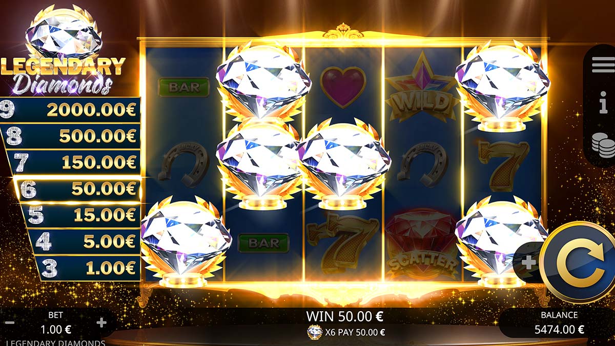 Legendary Diamonds - LVBet.com