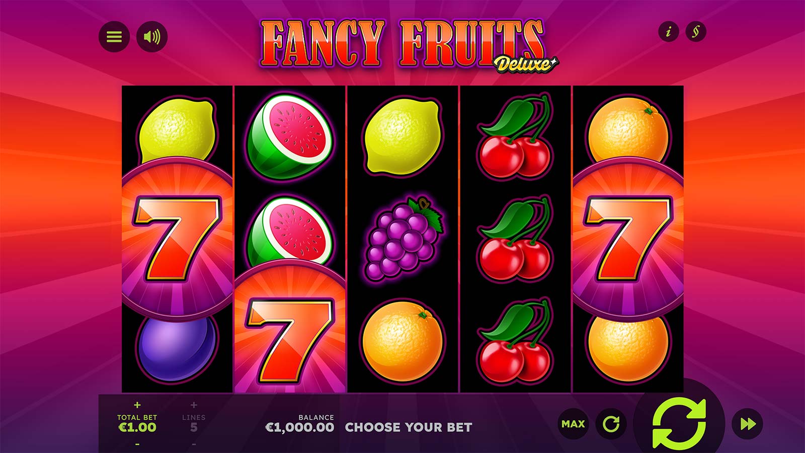Fancy Fruits Deluxe - LVBet.com