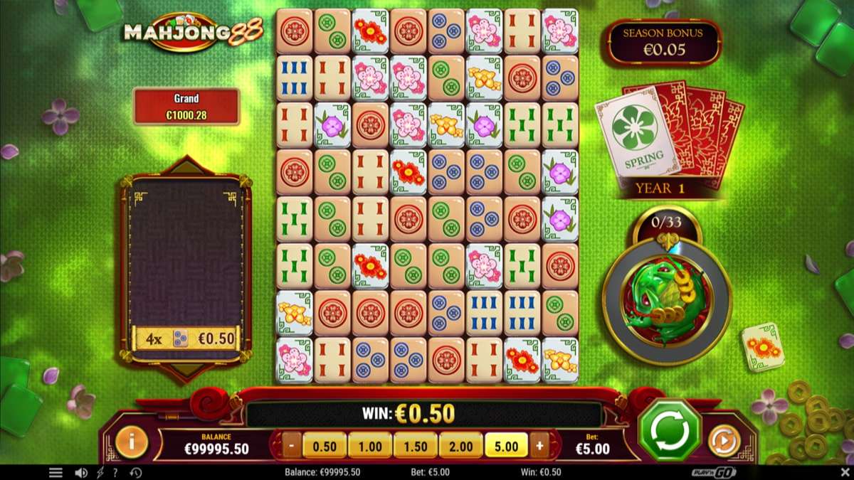 Play Online Casino slot Mahjong 88 at LV BET!