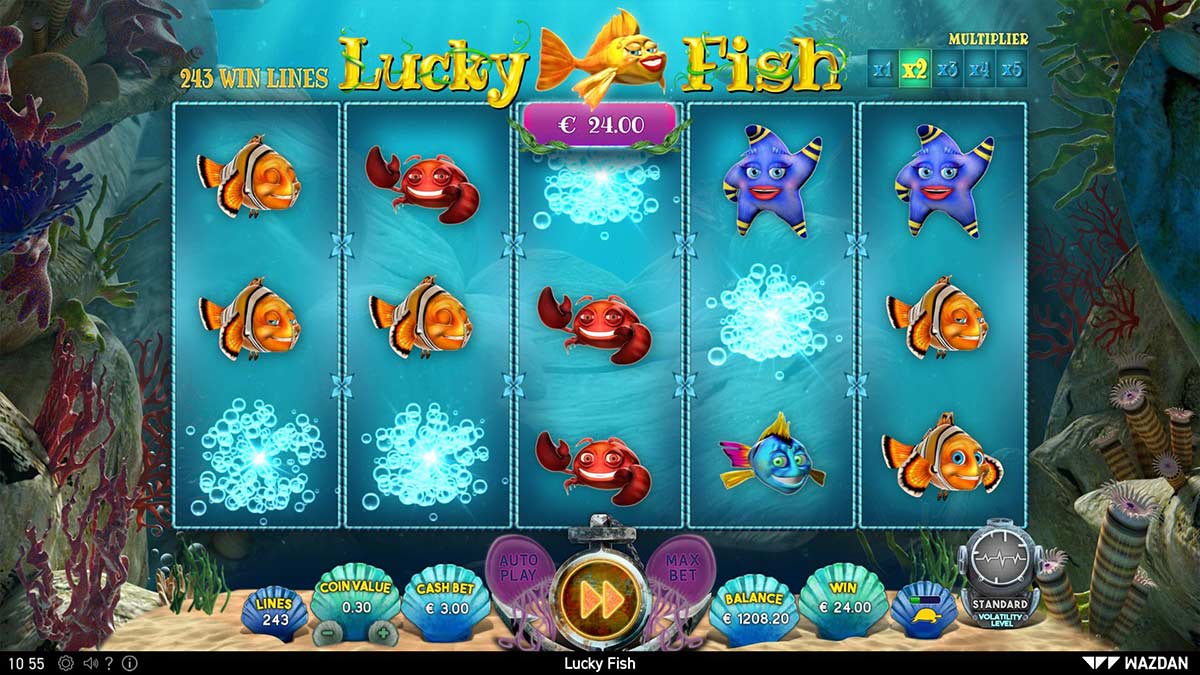 Play Lucky Fish from Wazdan at LV BET Online Casino!